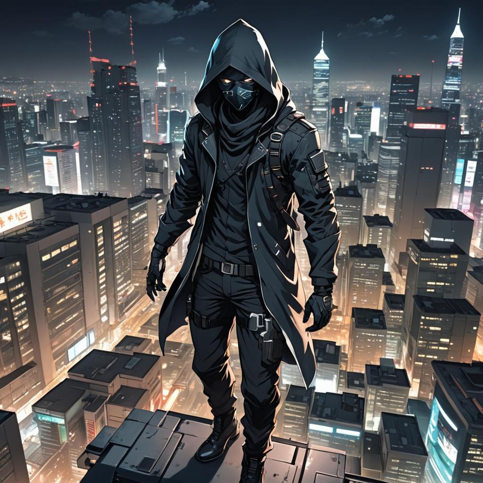 High tech assassin - AI Generated Artwork - NightCafe Creator