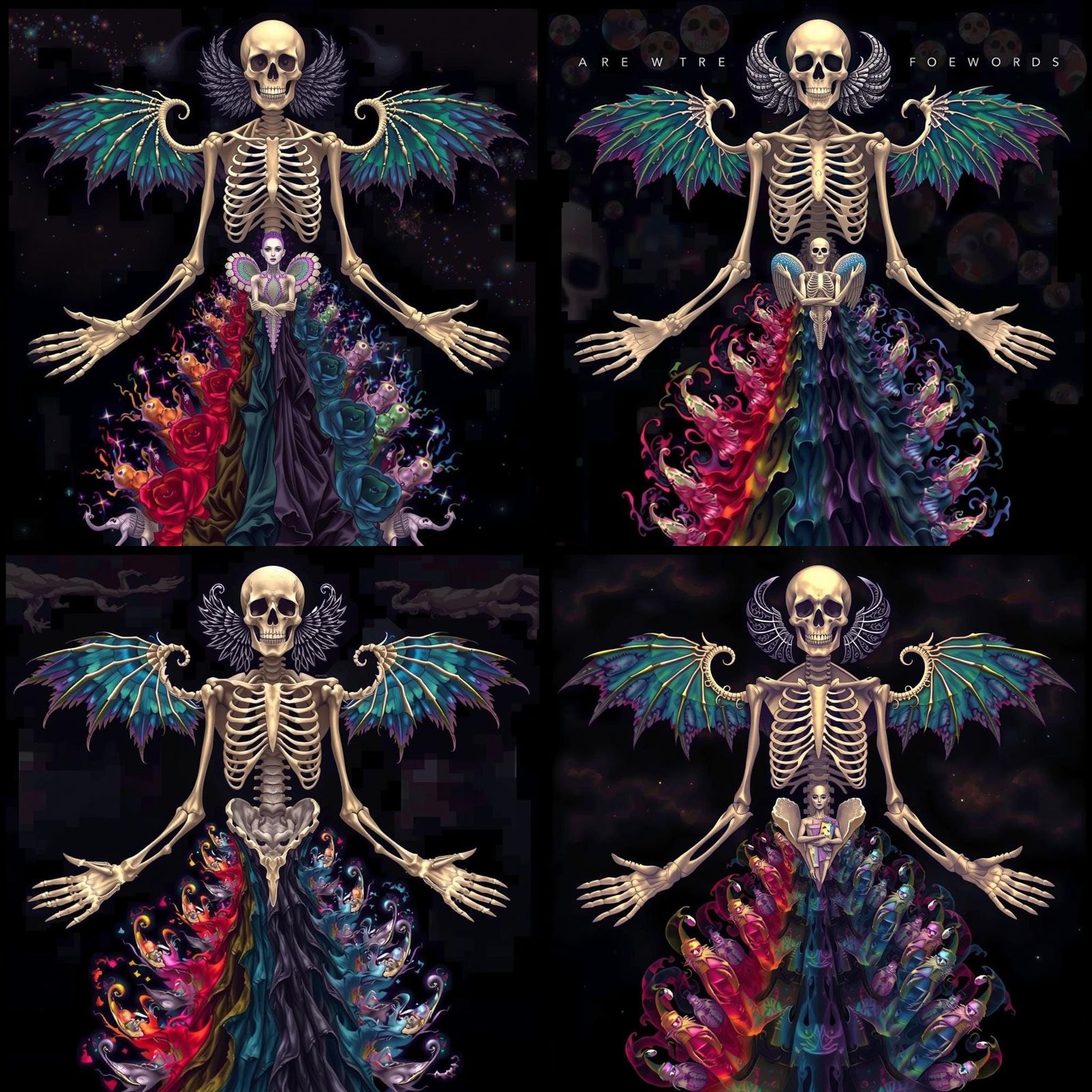 Surreal Psychedelic Spirit of Rapture in Deep, Vib... - AI Art