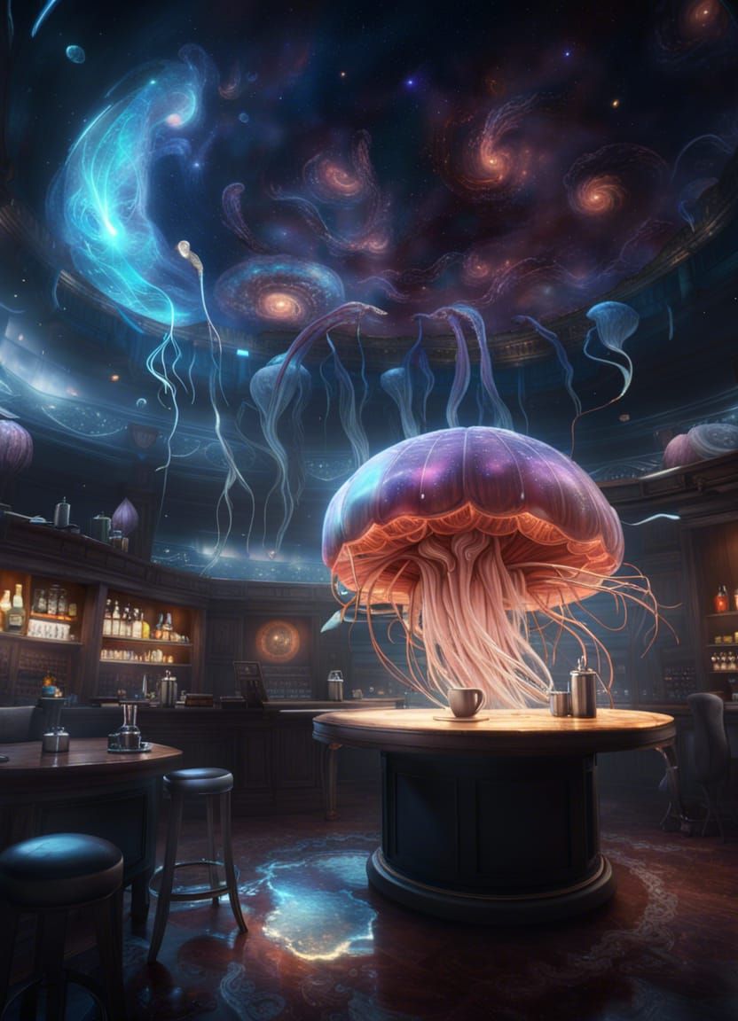 Alien bartender: Visitor from another galaxy, what would you like to ...