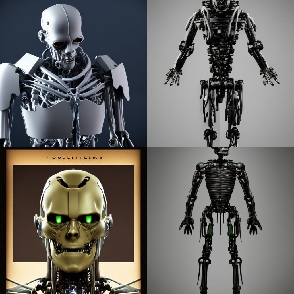 Soulless, mechanical abomination. Dehumanizing fusion. Synthetic fiend ...