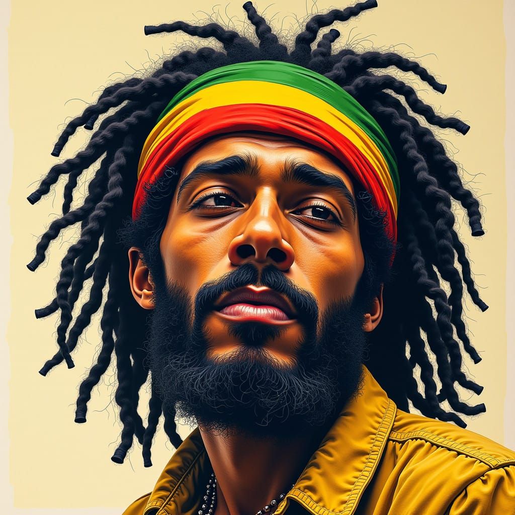 Rastafarian Portrait - Rastafarian Portrait