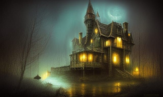 Haunted - AI Generated Artwork - NightCafe Creator