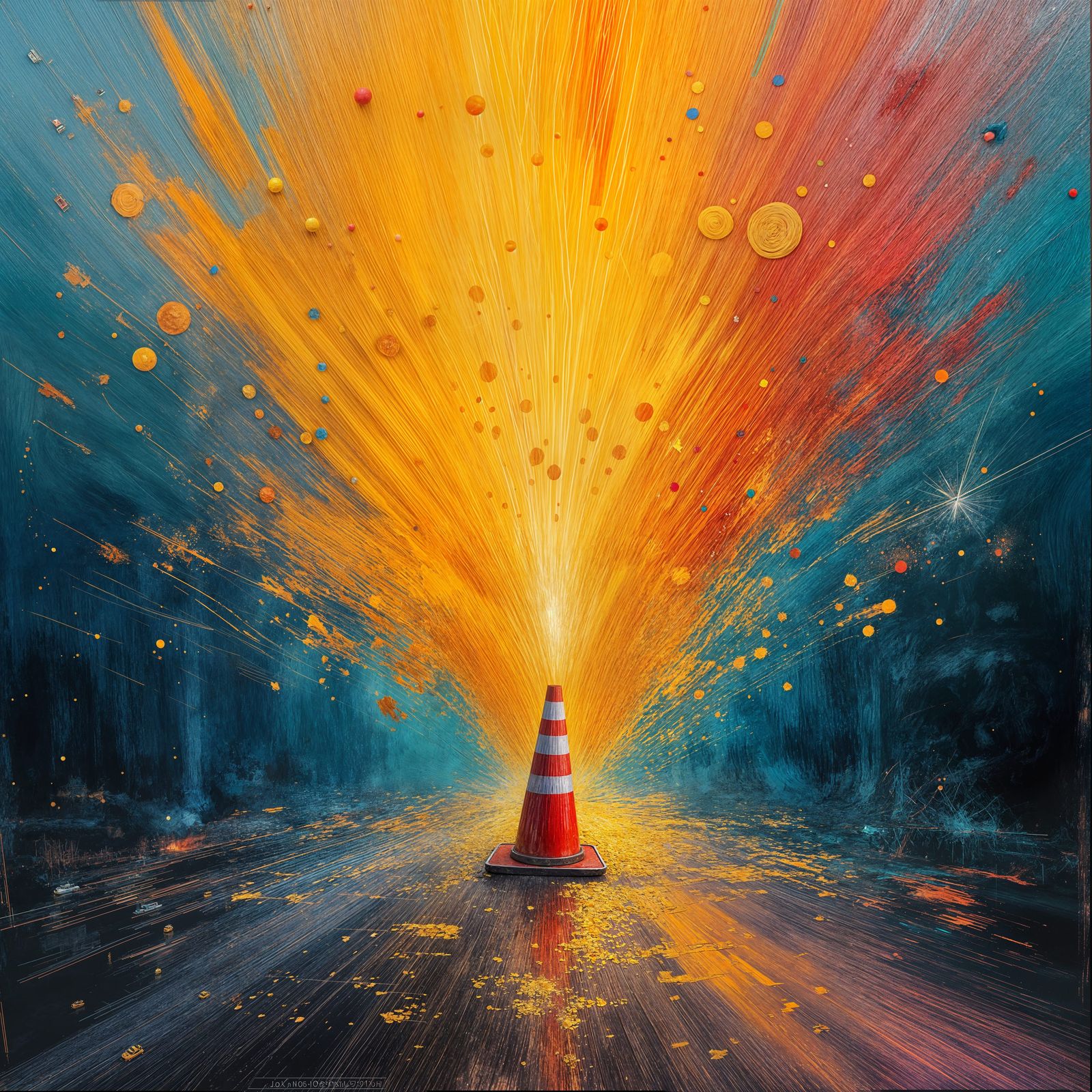 Explosion of Color: The Cosmic Cone