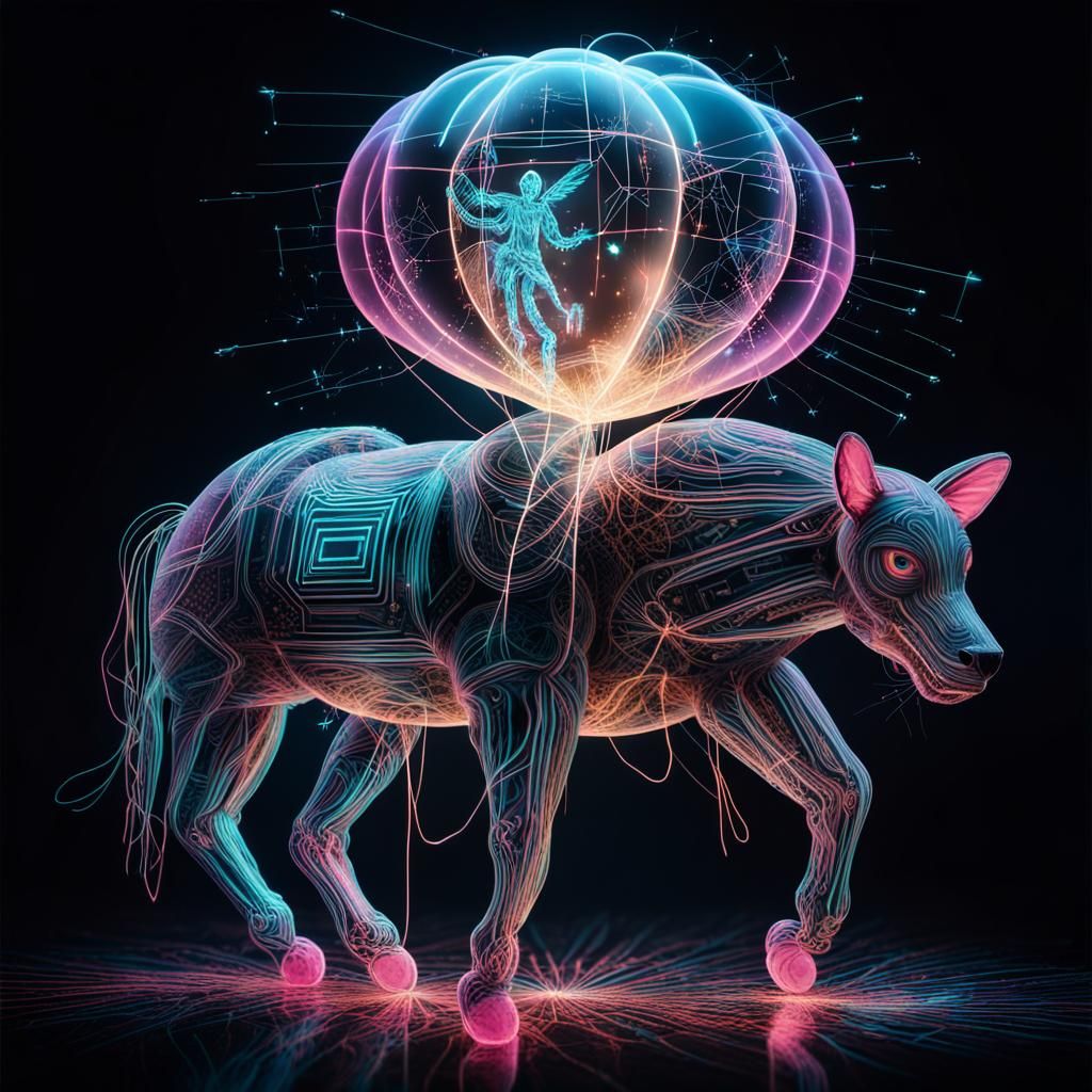 Nano tech animals - AI Generated Artwork - NightCafe Creator