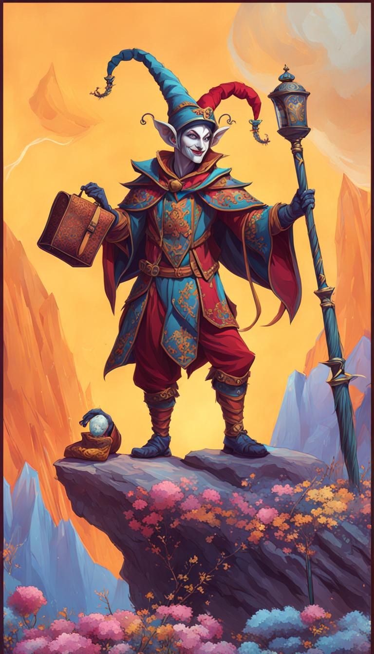 The fool card design 2/5 - AI Generated Artwork - NightCafe Creator