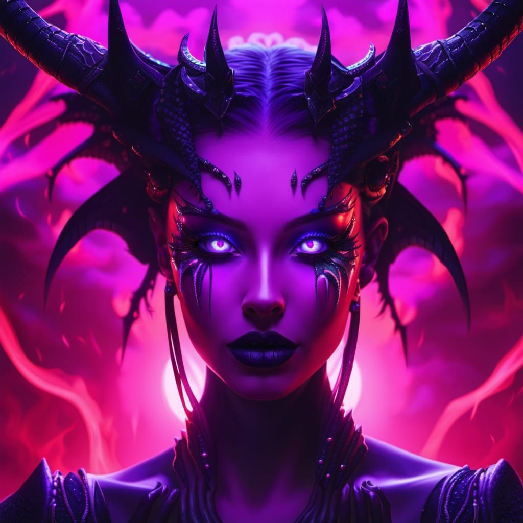 Demon Temptress - AI Generated Artwork - NightCafe Creator
