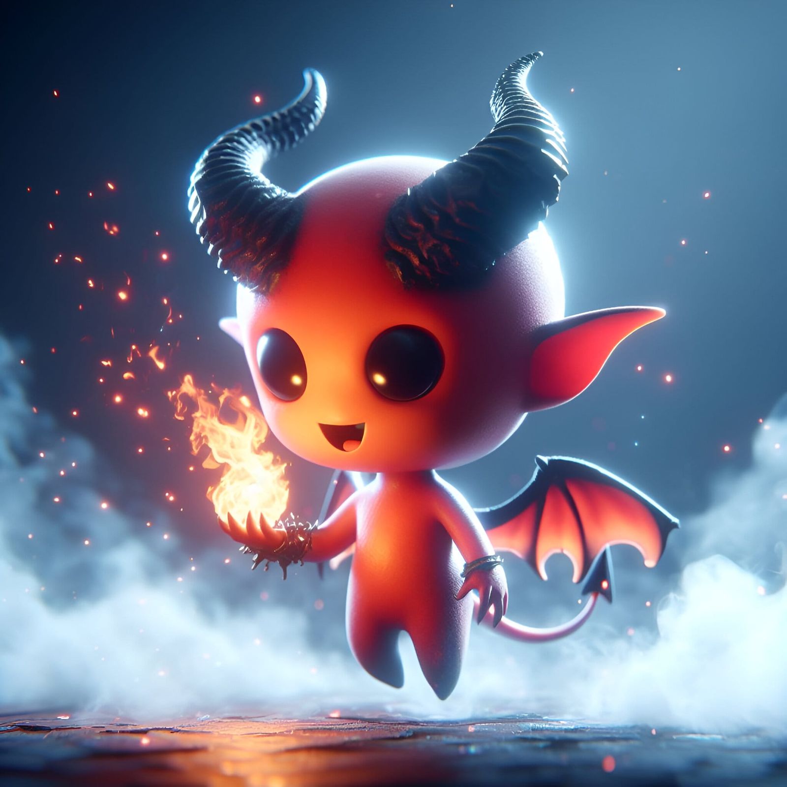 Adorable DeMon - AI Generated Artwork - NightCafe Creator