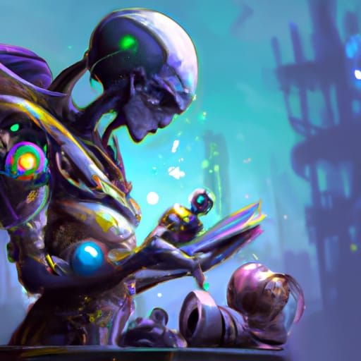 The Alien - AI Generated Artwork - NightCafe Creator