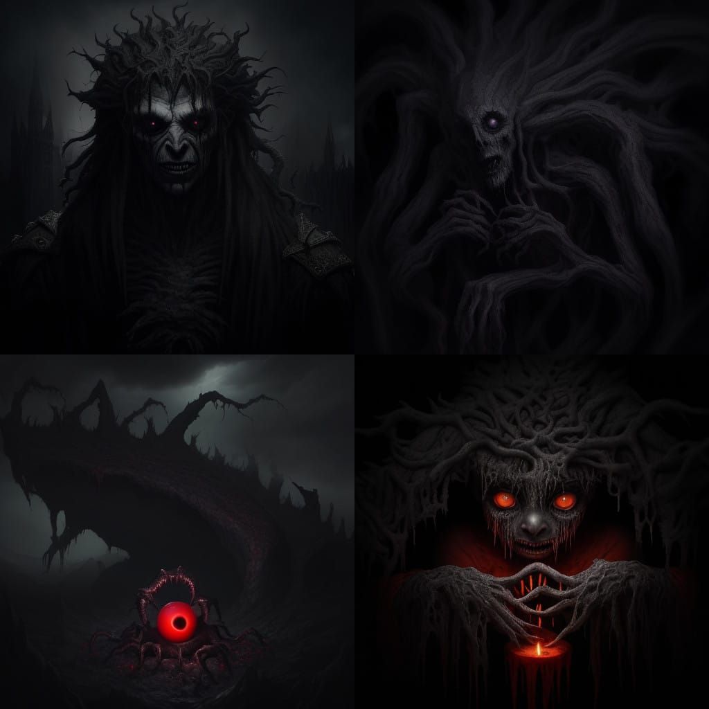 Eternal Devourer Born from Cosmic Horror - AI Art