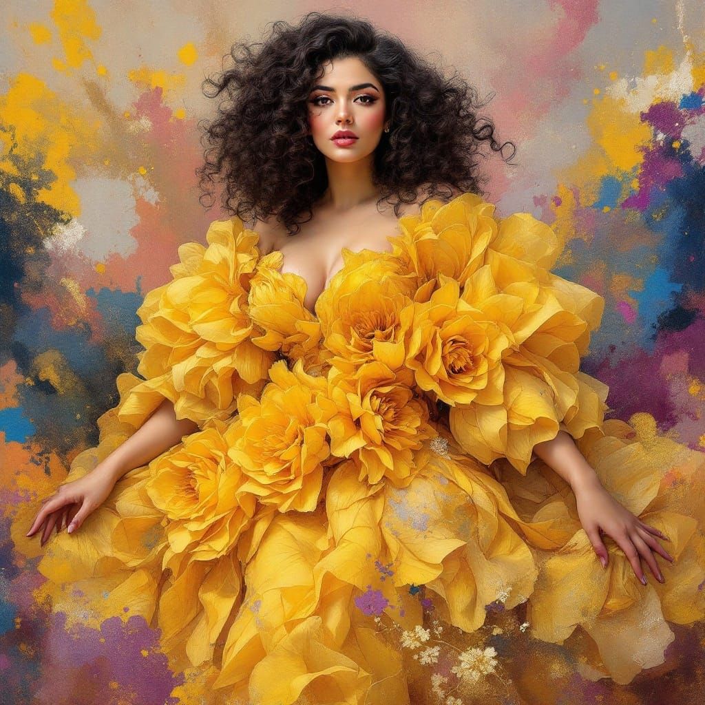 Flowers. Lady Marigold. - Flowers. Lady Marigold.