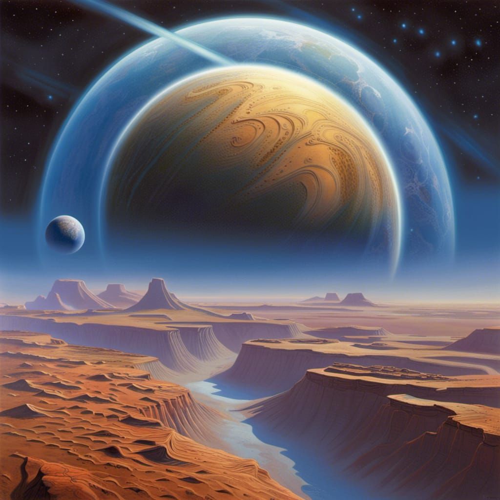 Planetary shield - AI Generated Artwork - NightCafe Creator