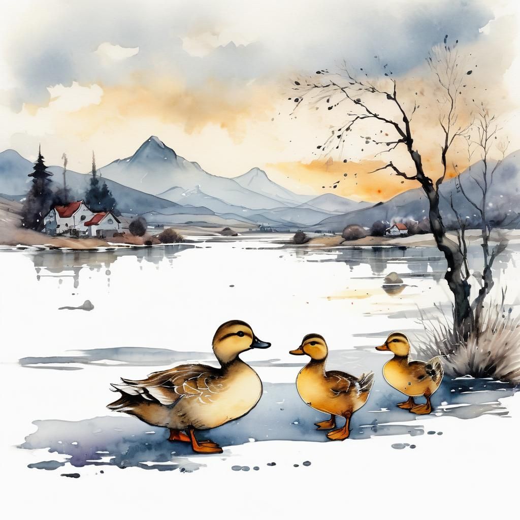 Quacks in the Frost - Winter Wonderland with Chibi Girl and ...