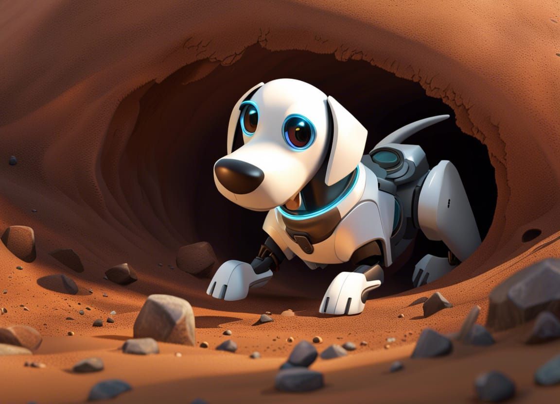 Dogs Gonna Dig - AI Generated Artwork - NightCafe Creator