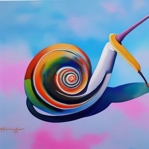abstract snail - AI Generated Artwork - NightCafe Creator