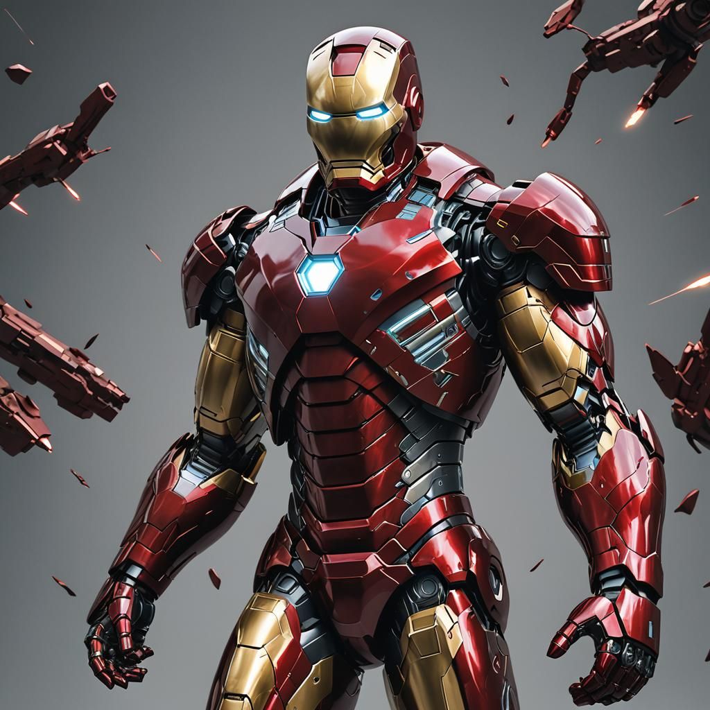 Iron man - AI Generated Artwork - NightCafe Creator