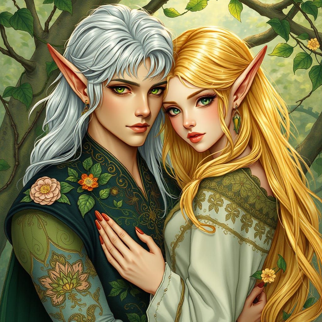 Aerlion and Elarion, Blessed Lovers of May Day