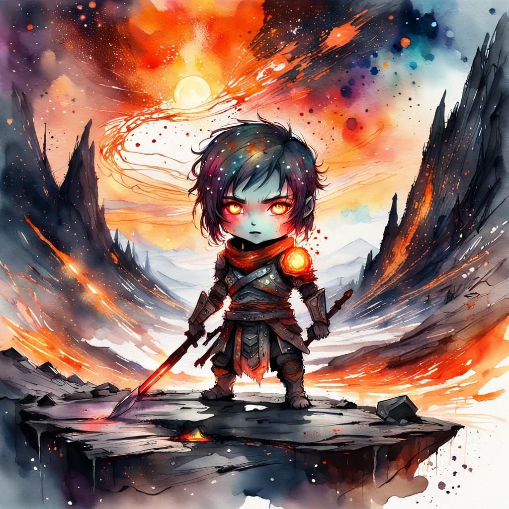 Lava / Baby - AI Generated Artwork - NightCafe Creator