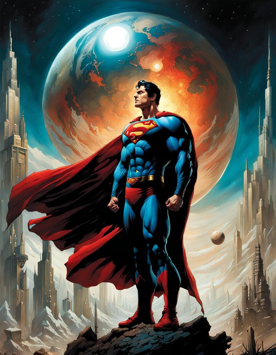 Superman - AI Generated Artwork - NightCafe Creator