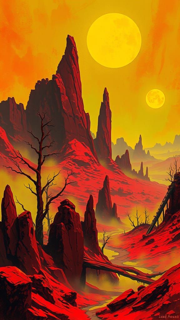 Haddrack - Rust-Red Wasteland of Haddrack: A Crimson Death W...