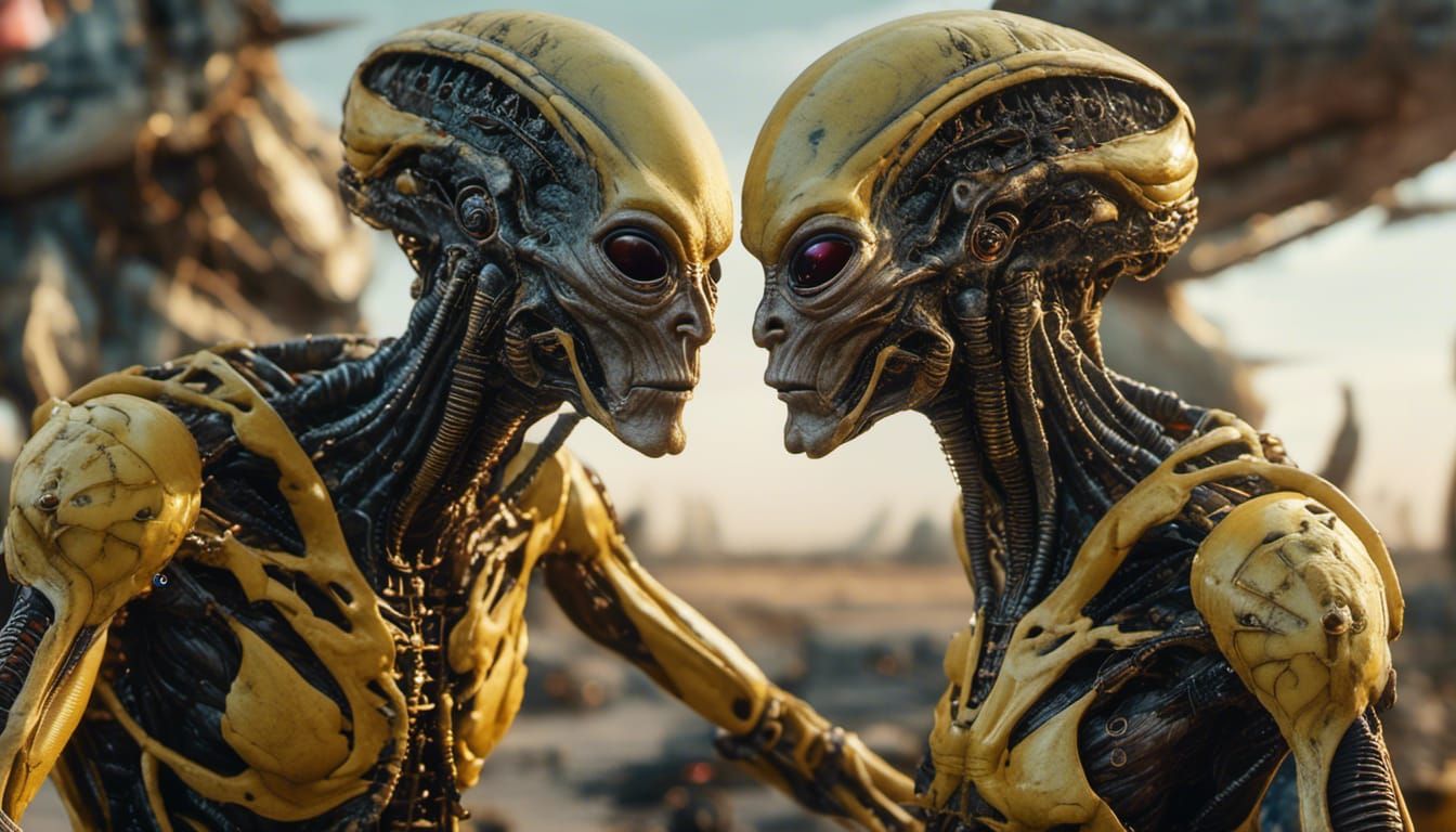 ALIEN LIFE_LIKE SERIES 25 “EGGHEADS” - AI Generated Artwork - NightCafe ...