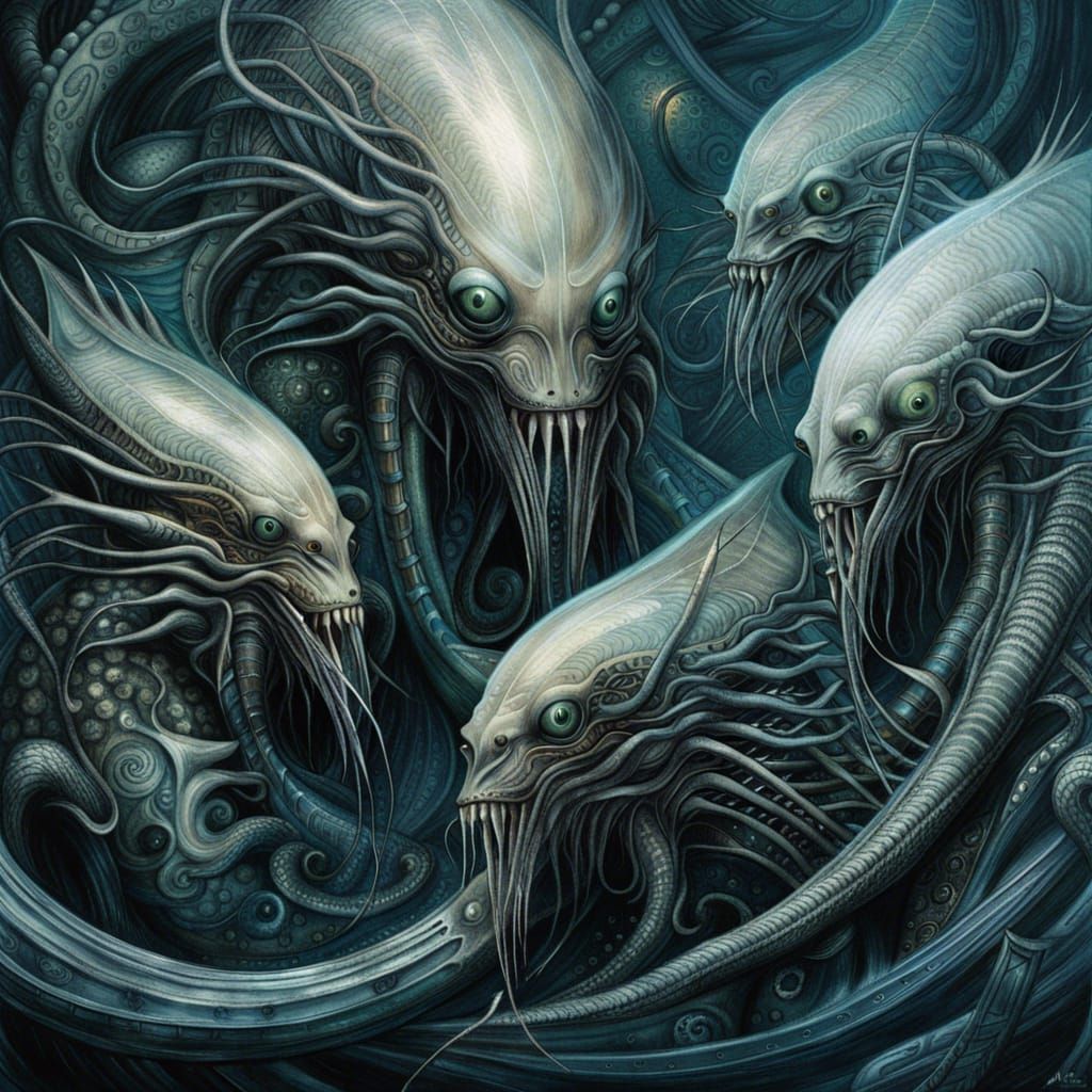 Deep Ones II - AI Generated Artwork - NightCafe Creator
