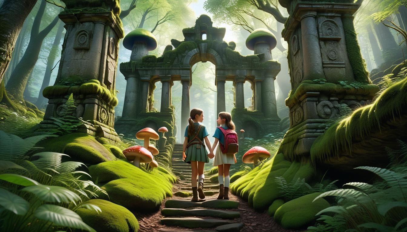 Sibling Adventure - AI Generated Artwork - NightCafe Creator