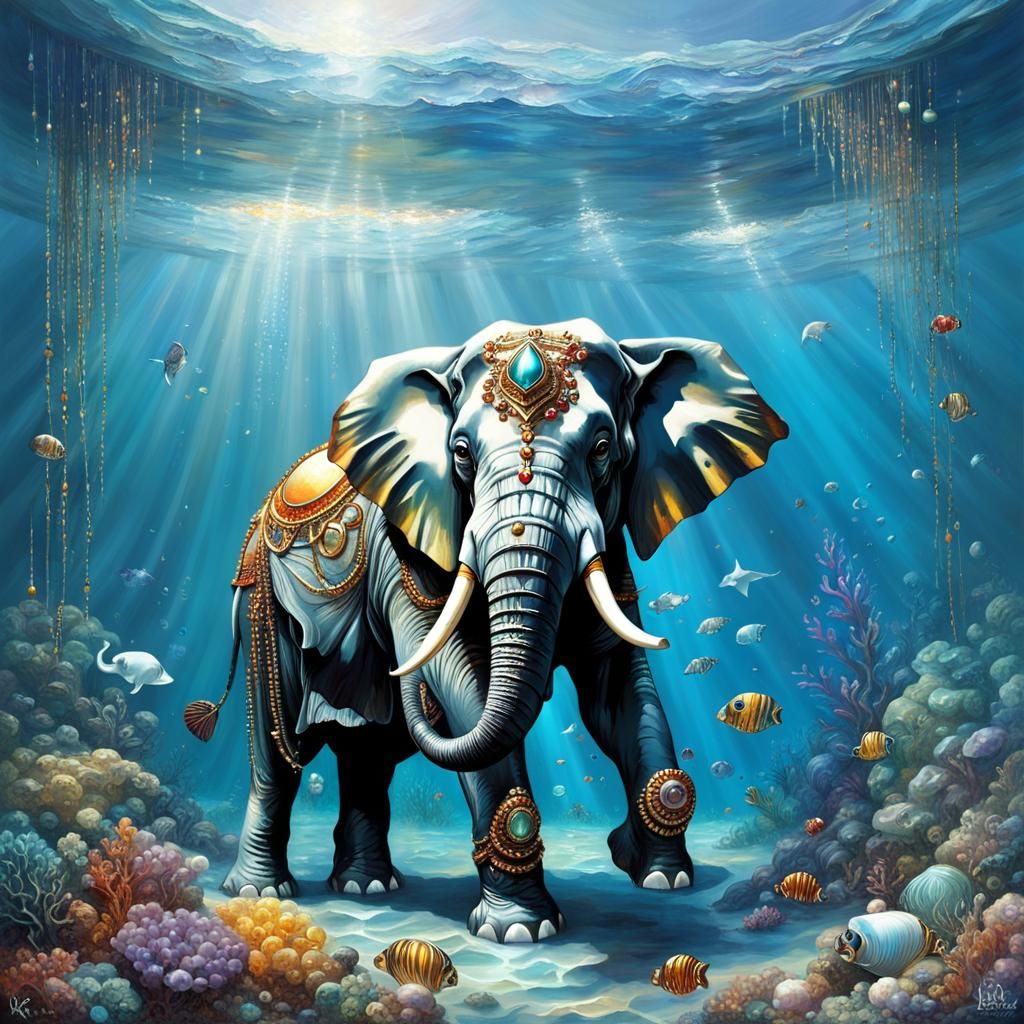 Elephant - AI Generated Artwork - NightCafe Creator