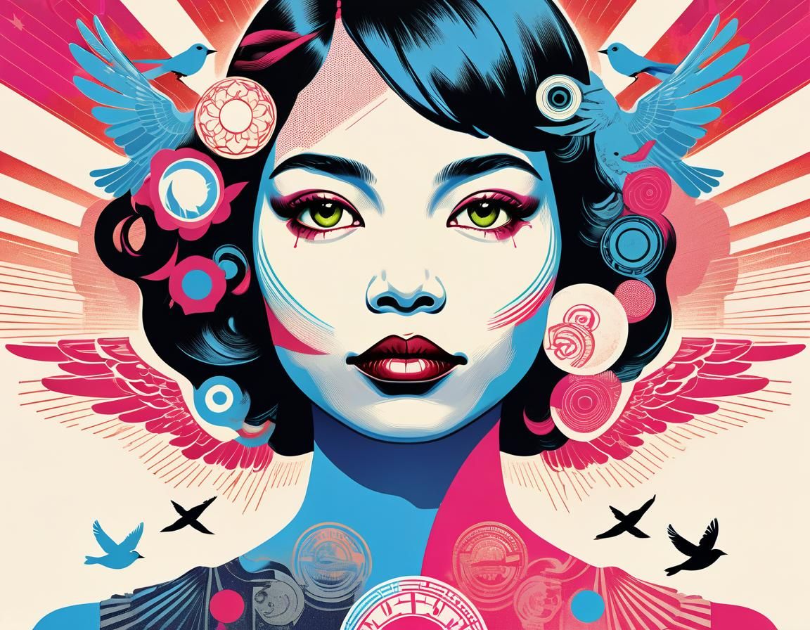 Birdie birdie in the sky laid a turdie in my eye. - AI Generated ...