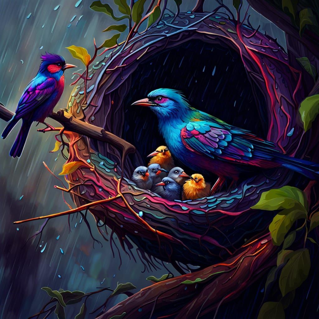 Nested - AI Generated Artwork - NightCafe Creator