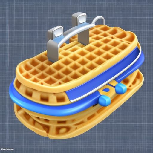 Waffle Styled - Waffle Maker - AI Generated Artwork - NightCafe Creator
