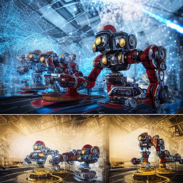 Robot mega factory is the galaxy’s most advanced automated facility ...