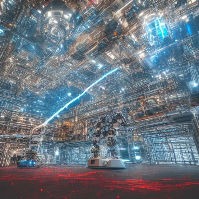 Robot mega factory is the galaxy’s most advanced automated facility ...