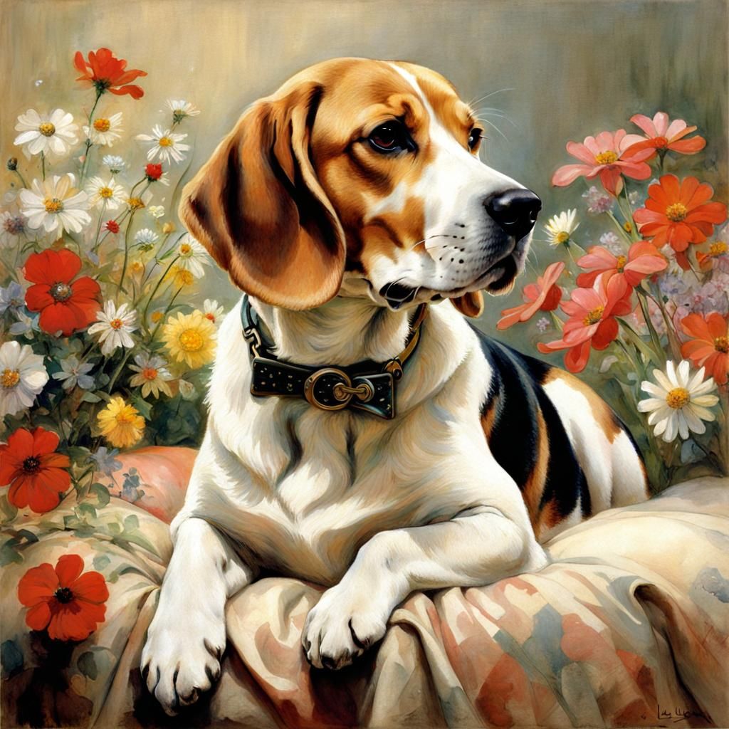 A cute Beagle - AI Generated Artwork - NightCafe Creator