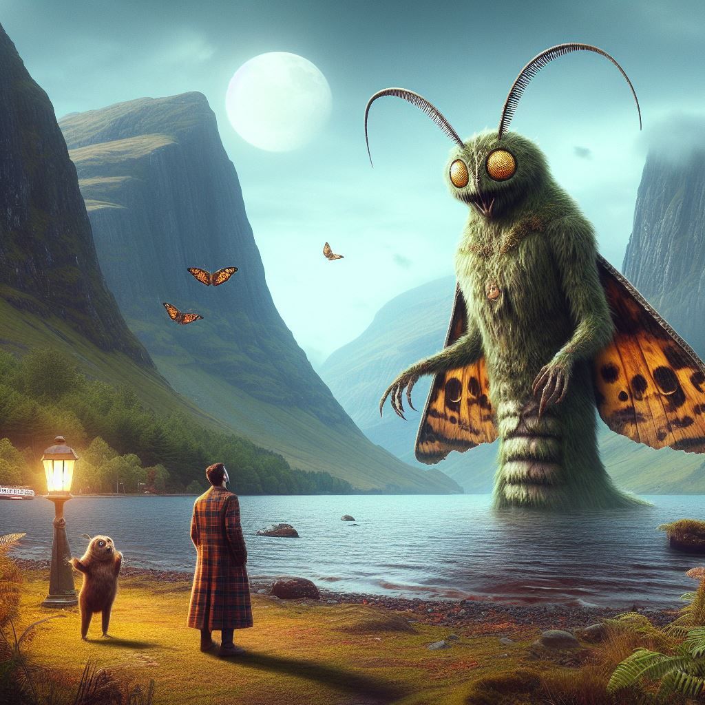 Big and tall mothman - AI Generated Artwork - NightCafe Creator