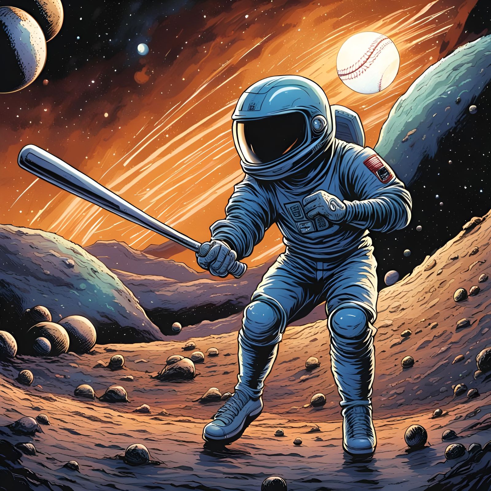 SpaceBall - AI Generated Artwork - NightCafe Creator