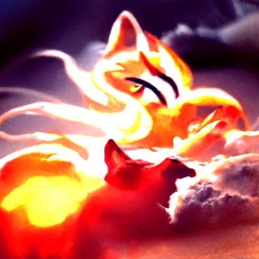 Firestar warrior cats - AI Generated Artwork - NightCafe Creator