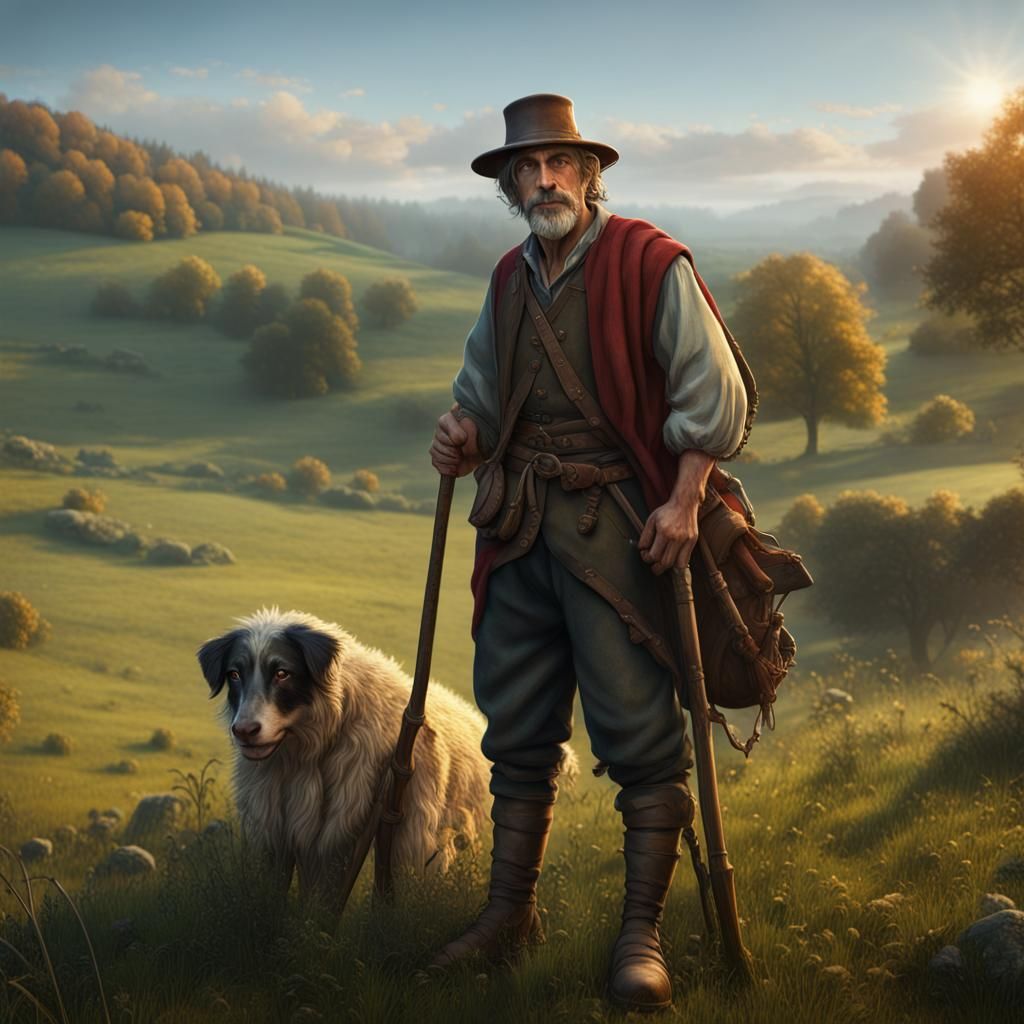 A Basque shepherd - AI Generated Artwork - NightCafe Creator