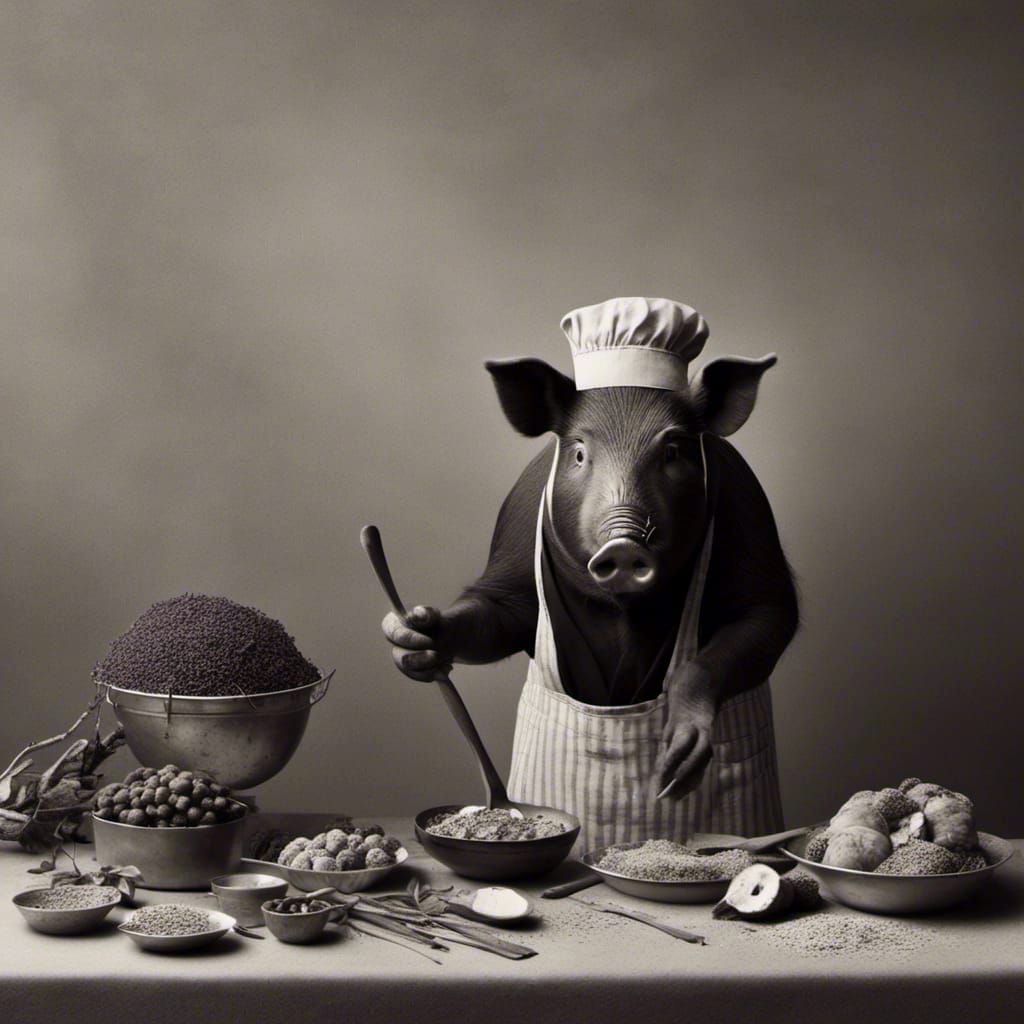 Pig Cook - AI Generated Artwork - NightCafe Creator