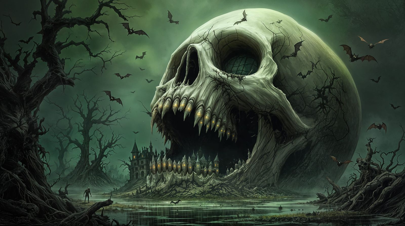 Arcane Swamp Mansion - Abandoned Haunted Mansion in Putrid S...