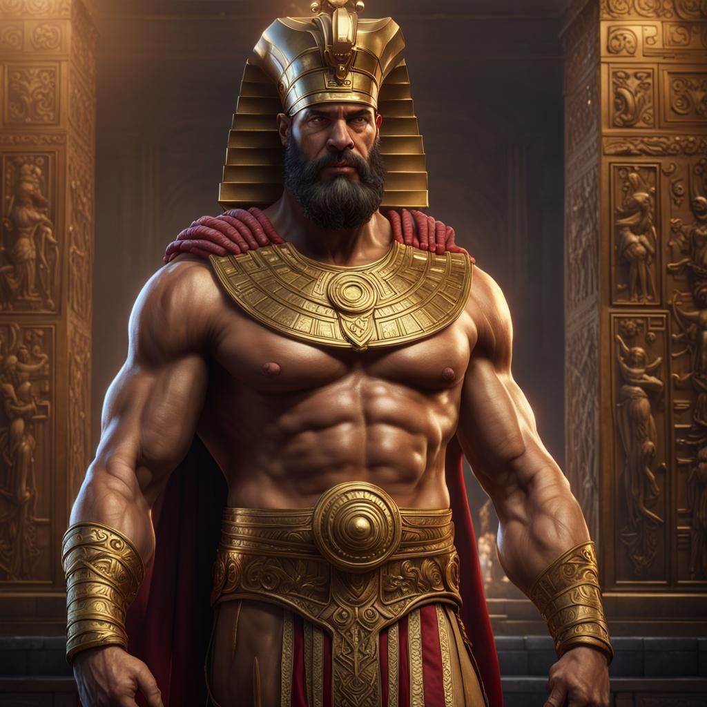 Egyptian Hercules #1 - AI Generated Artwork - NightCafe Creator