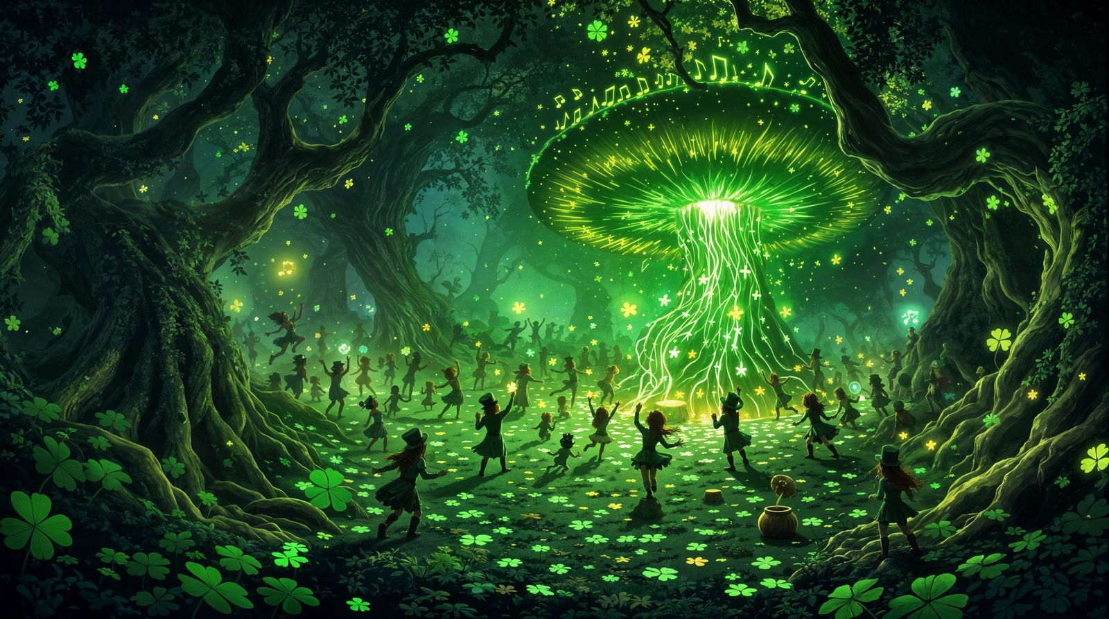 The Leprechaun's Hidden Rave - Enchanted Forest Rave in Celt...