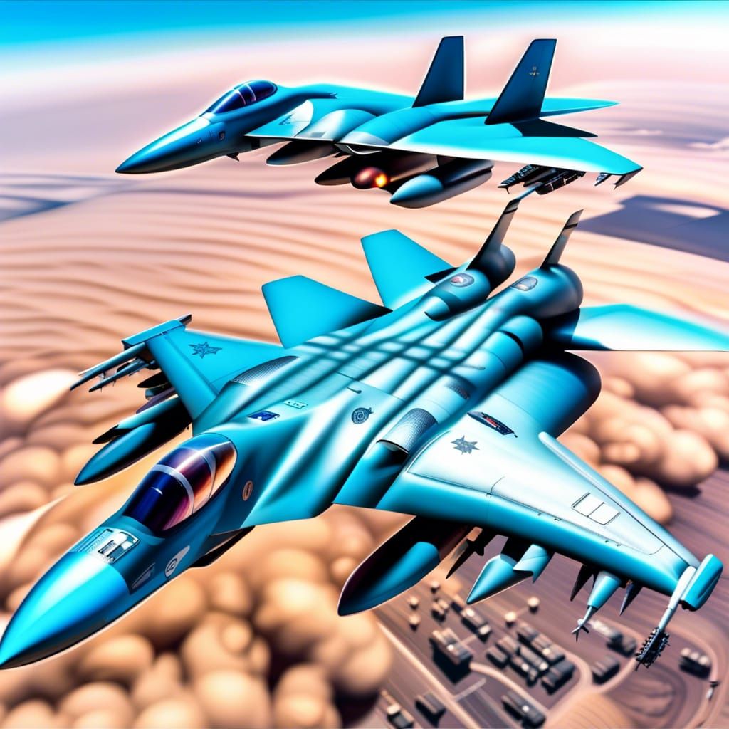 Super jet fighters - AI Generated Artwork - NightCafe Creator
