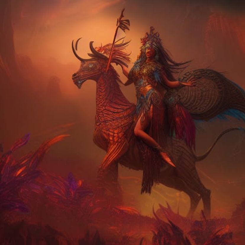 Otrera Queen of the Amazons - AI Generated Artwork - NightCafe Creator