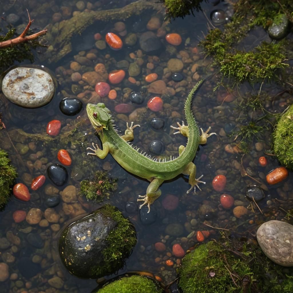 Lizard - AI Generated Artwork - NightCafe Creator