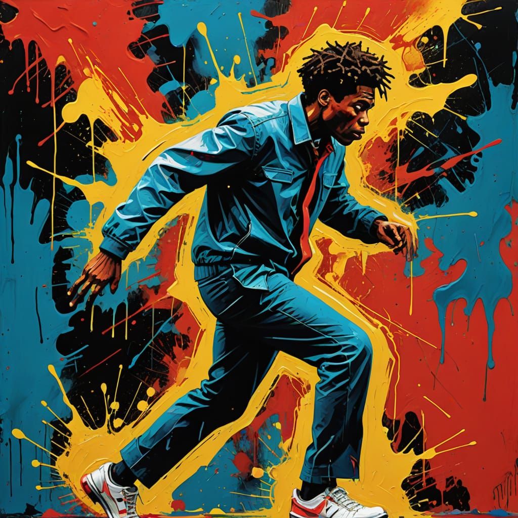 Graffiti - Surreal Speedster in Electrifying Colors