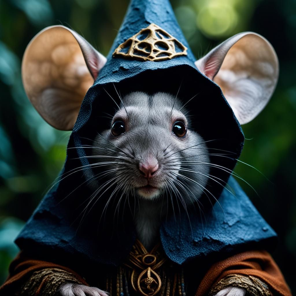 Mousey Merlin - AI Generated Artwork - NightCafe Creator