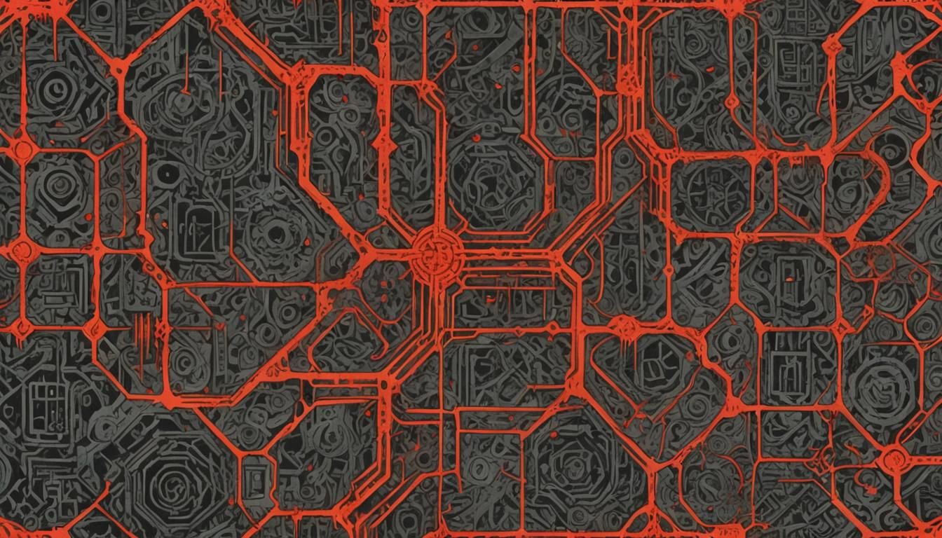 Abstract Dripping Horror Pattern v1 - AI Generated Artwork - NightCafe ...