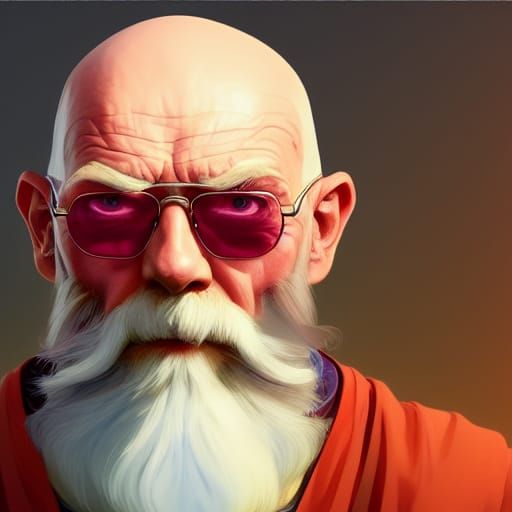 Master Roshi - AI Generated Artwork - NightCafe Creator