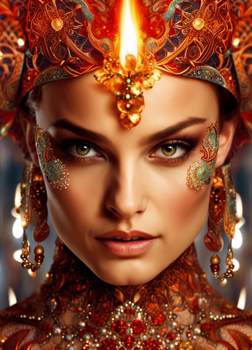 Burning Intensity - AI Generated Artwork - NightCafe Creator