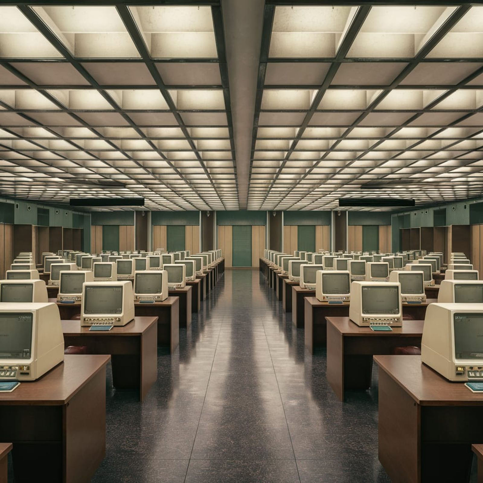 1990 computer liminal space - AI Generated Artwork - NightCafe Creator